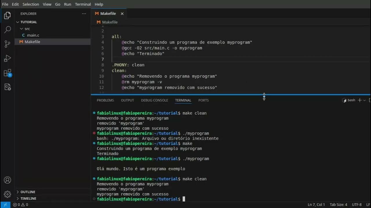 Tutorial Makefile (Vídeo 4 de 6) - YouTube