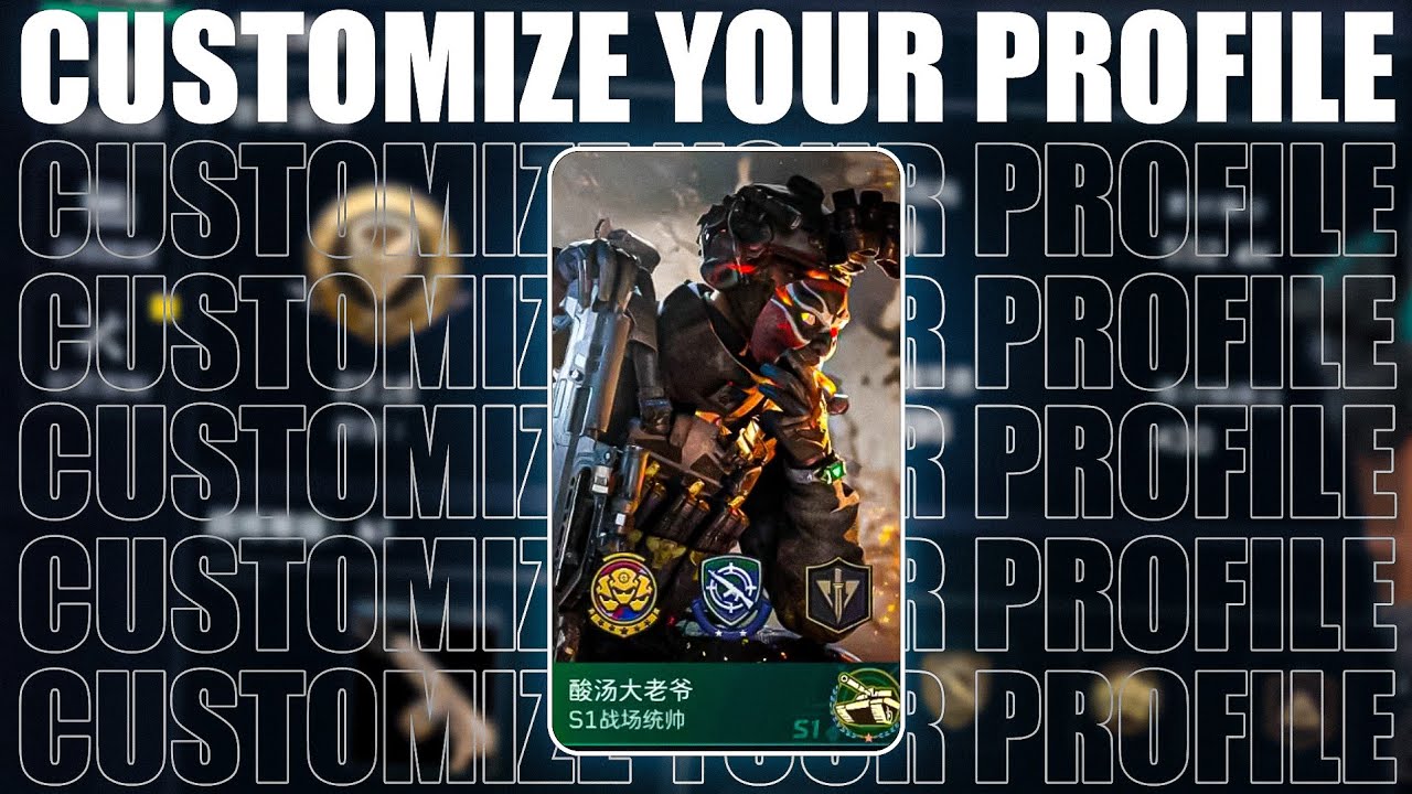 How To Customize Your Profile In Delta Force Mobile - YouTube
