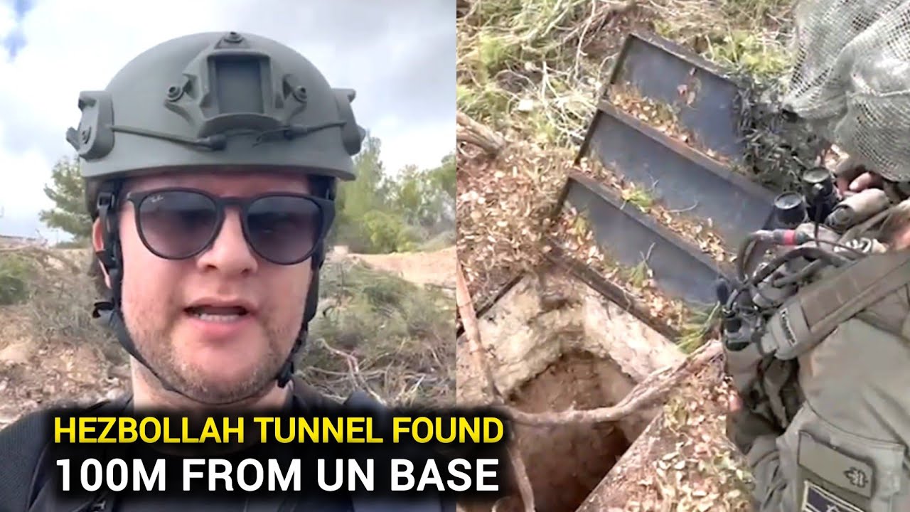 Video footage: Hezbollah tunnel found 100m from UN base - YouTube