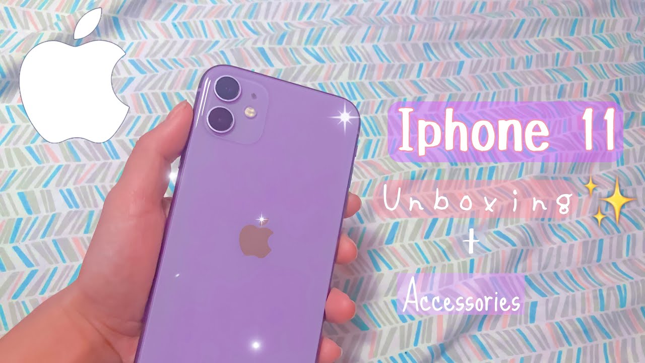 Iphone 11 UNBOXING PURPLE💜 64GB + CASING + SETUP - YouTube