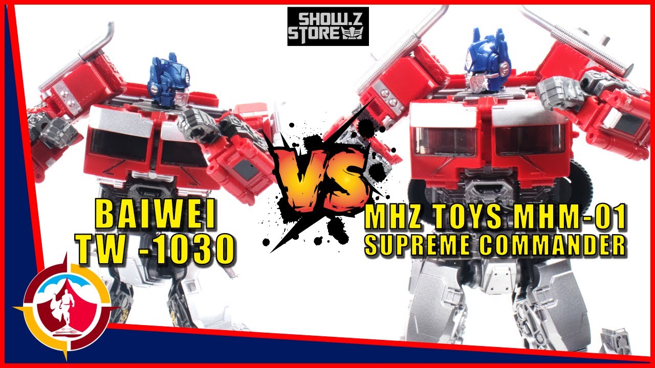 Baiwei TW -1030 VS MHZ TOYS MHM - 01 Supreme Commander ROTB # ...