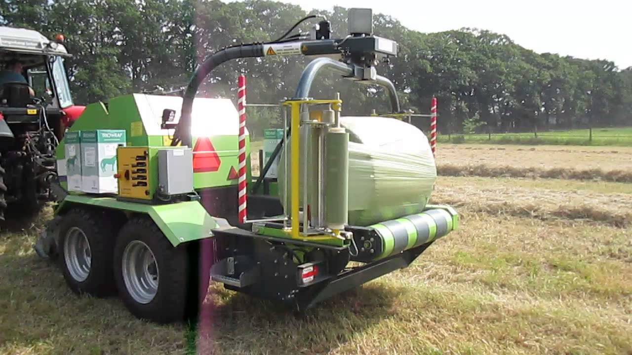 Nieuwe midi-balenpers - YouTube