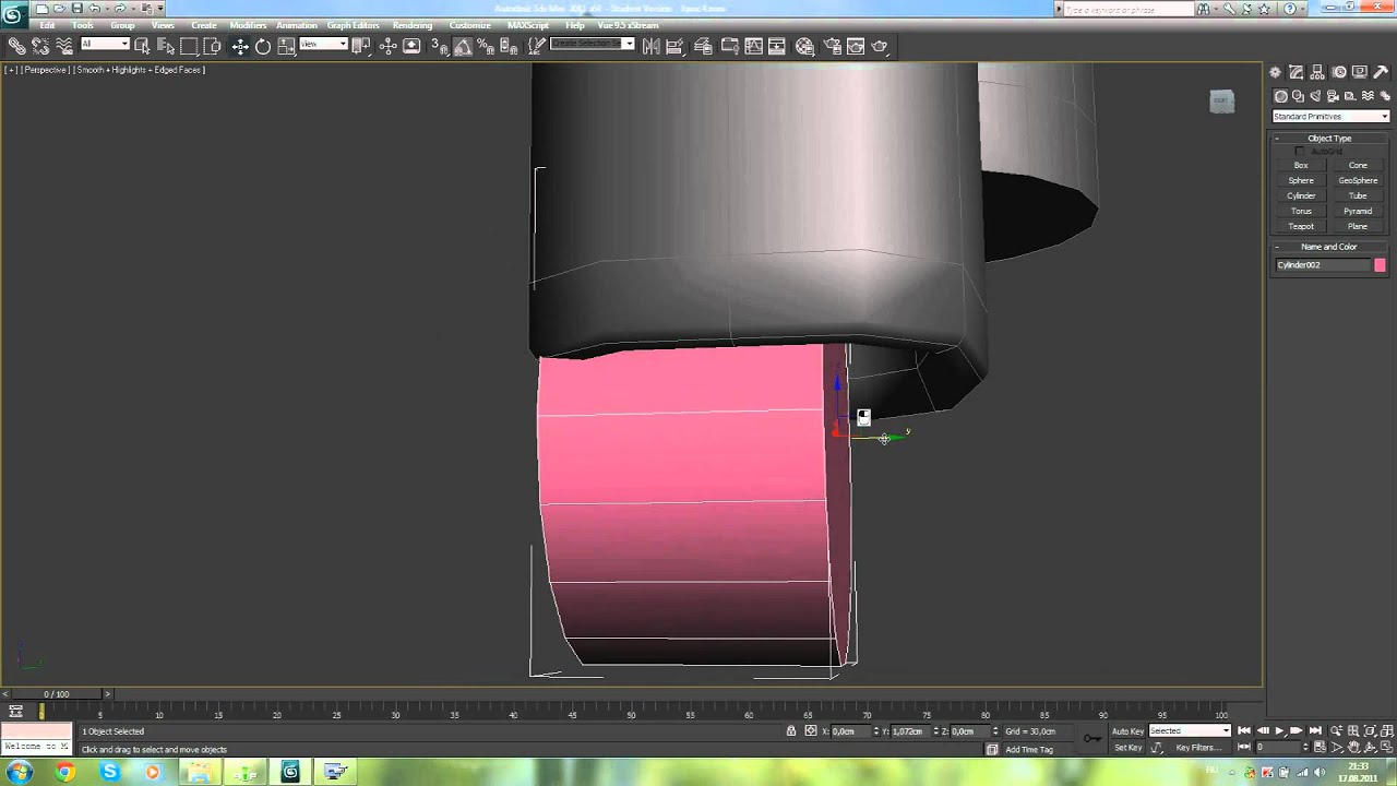 3D max для начинающих Урок 4 Edit poly часть 1.wmv - YouTube
