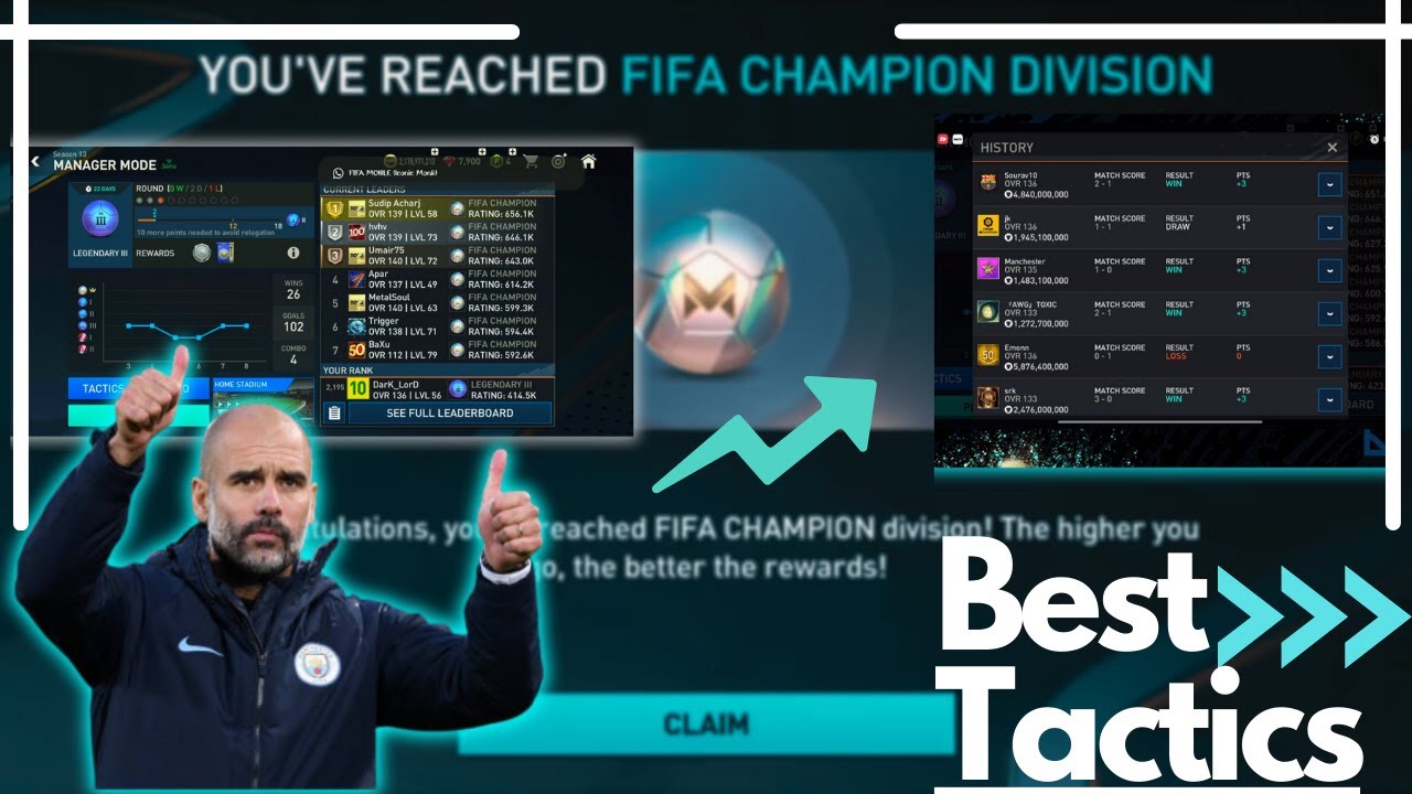 𝐌𝐀𝐍𝐀𝐆𝐄𝐑 𝐌𝐎𝐃𝐄 - [ 𝐁𝐄𝐒𝐓 𝐓𝐀𝐂𝐓𝐈𝐂𝐒 & 𝐅𝐎𝐑𝐌𝐀𝐓𝐈𝐎𝐍𝐒 ] ️ FIFA MOBILE 23 - YouTube