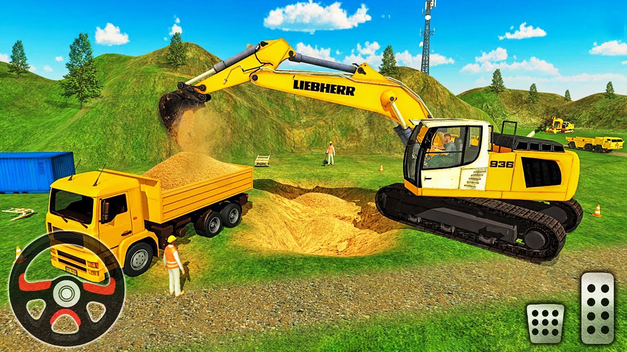 Mega Machines Construction Simulator 2018 - Highway Tunnel Construction ...