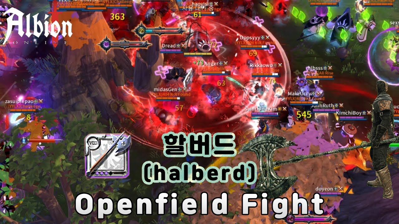 20240109 할버드(Halberd) Openfield Fight | The Flying Dutchman | 알비온온라인 ...