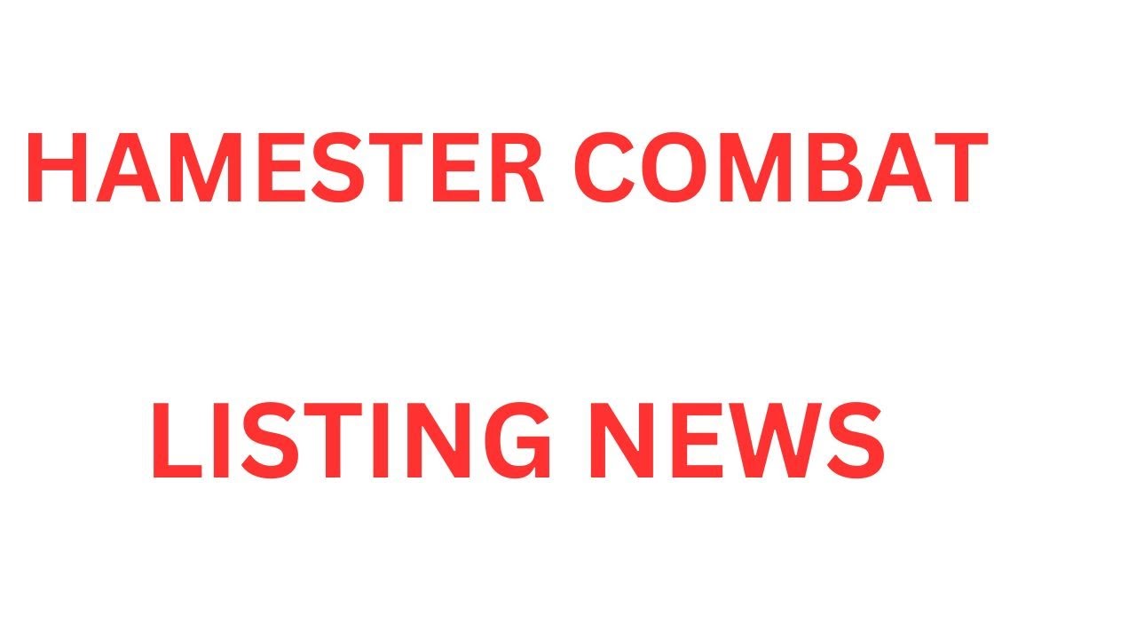 HAMESTER COMBAT LISTED ON BYBIT - YouTube