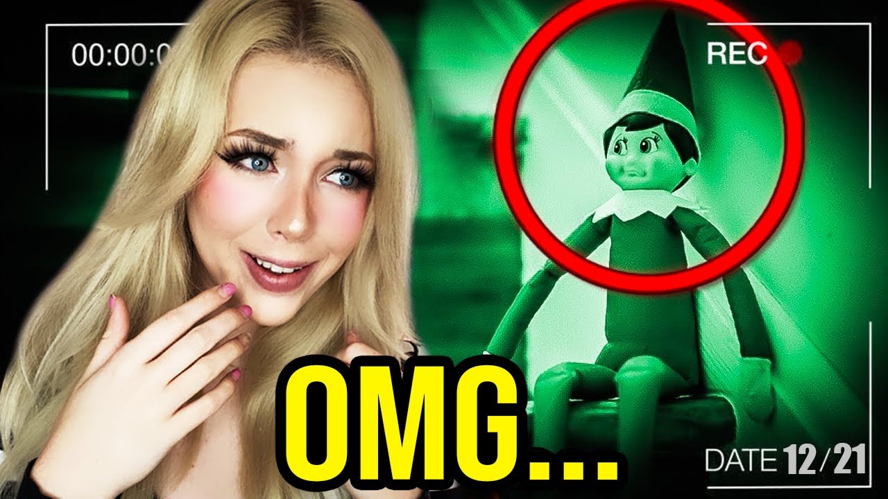 Elf On A Shelf Caught Moving On Video Camera Scary Youtube