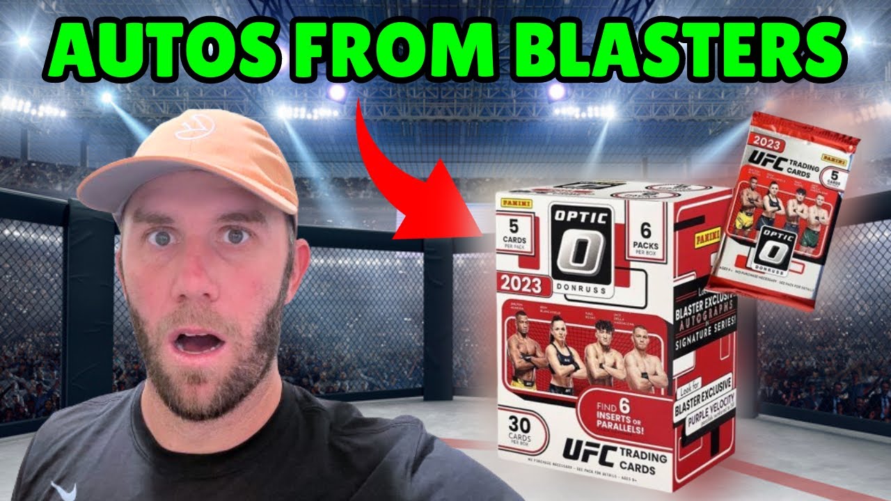 THESE BLASTERS ARE LOADED WITH AUTOS | 2023 UFC DONRUSS OPTIC BLASTER ...