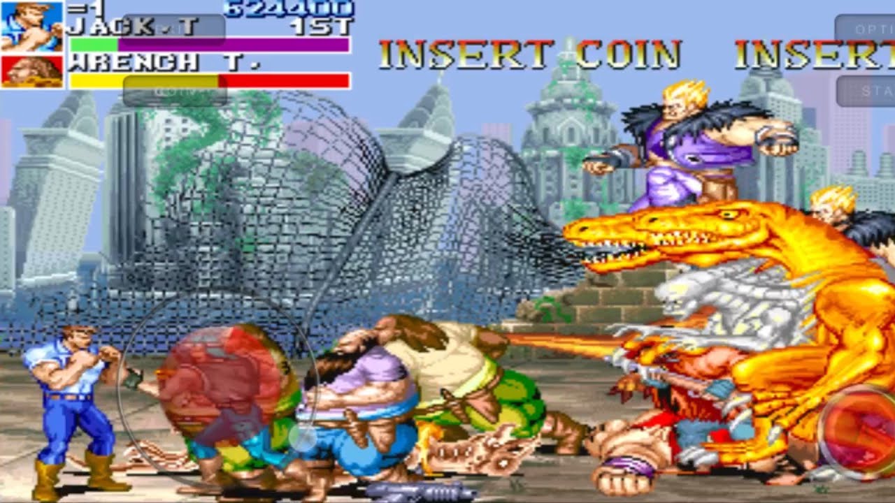 jack fight all bosses || cadillacs and dinaosours - YouTube