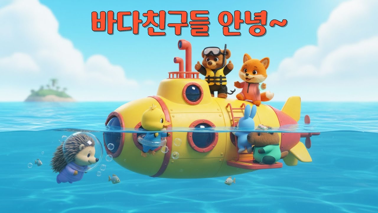 [미몽미몽 동화] 바다친구들 안녕~ 🌊🐬 | 3D 바다 모험 동화 | Mimong Mimong Kids Story - YouTube
