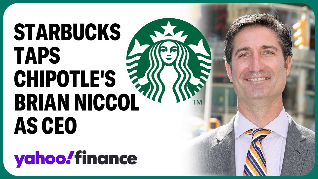 Chipotle's Brian Niccol to become new Starbucks CEO in shakeup - YouTube