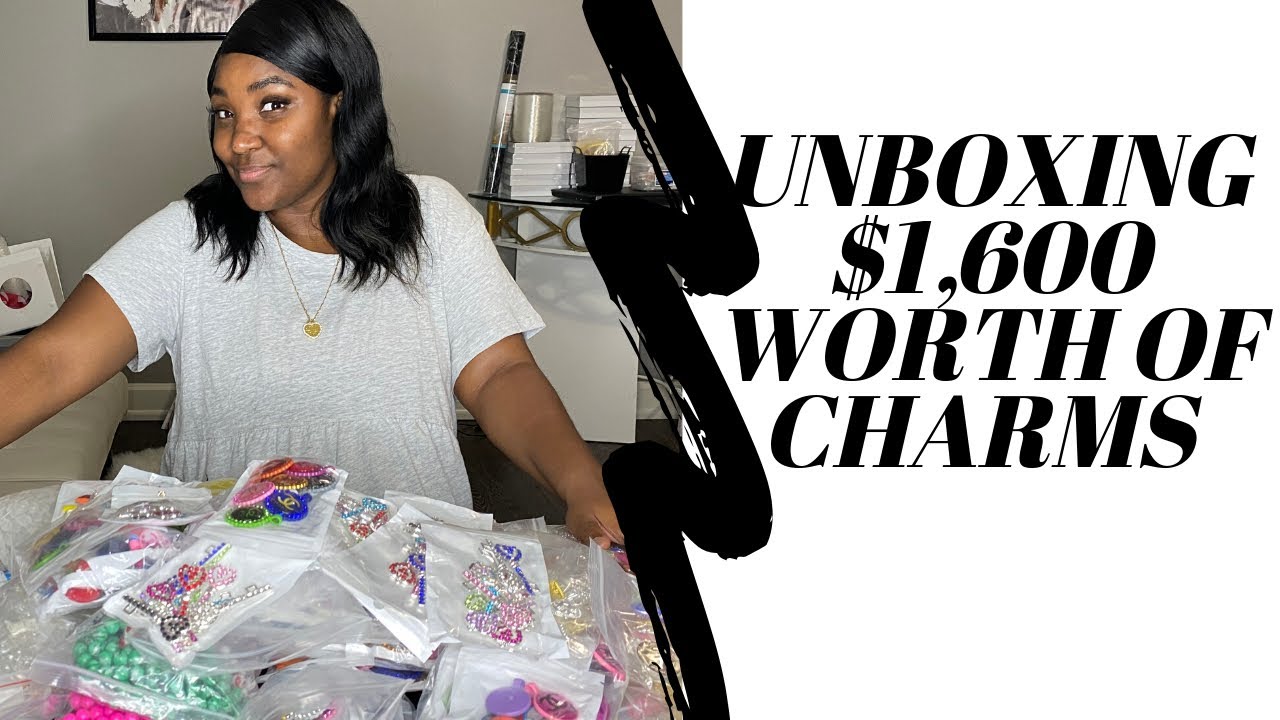 UNBOXING CHARMS FOR BANGLE BUSINESS/INVENTORY HAUL - YouTube