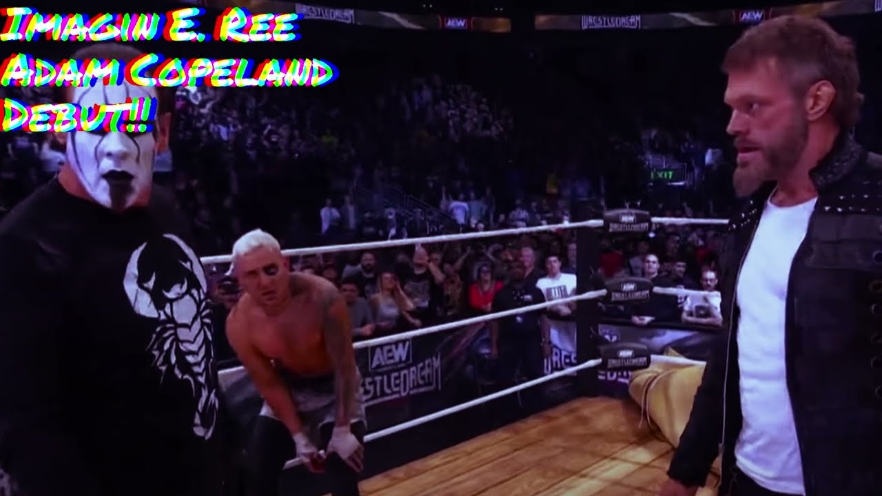 Edge Debuts in a Ring...Meets Sting | #aewwrestledream Reaction - YouTube