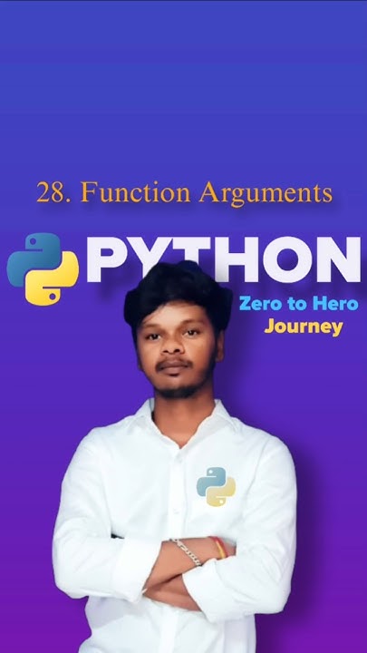 Function Arguments in Python Explained in Telugu | #codewithbala #python #pythonseries #shorts ...