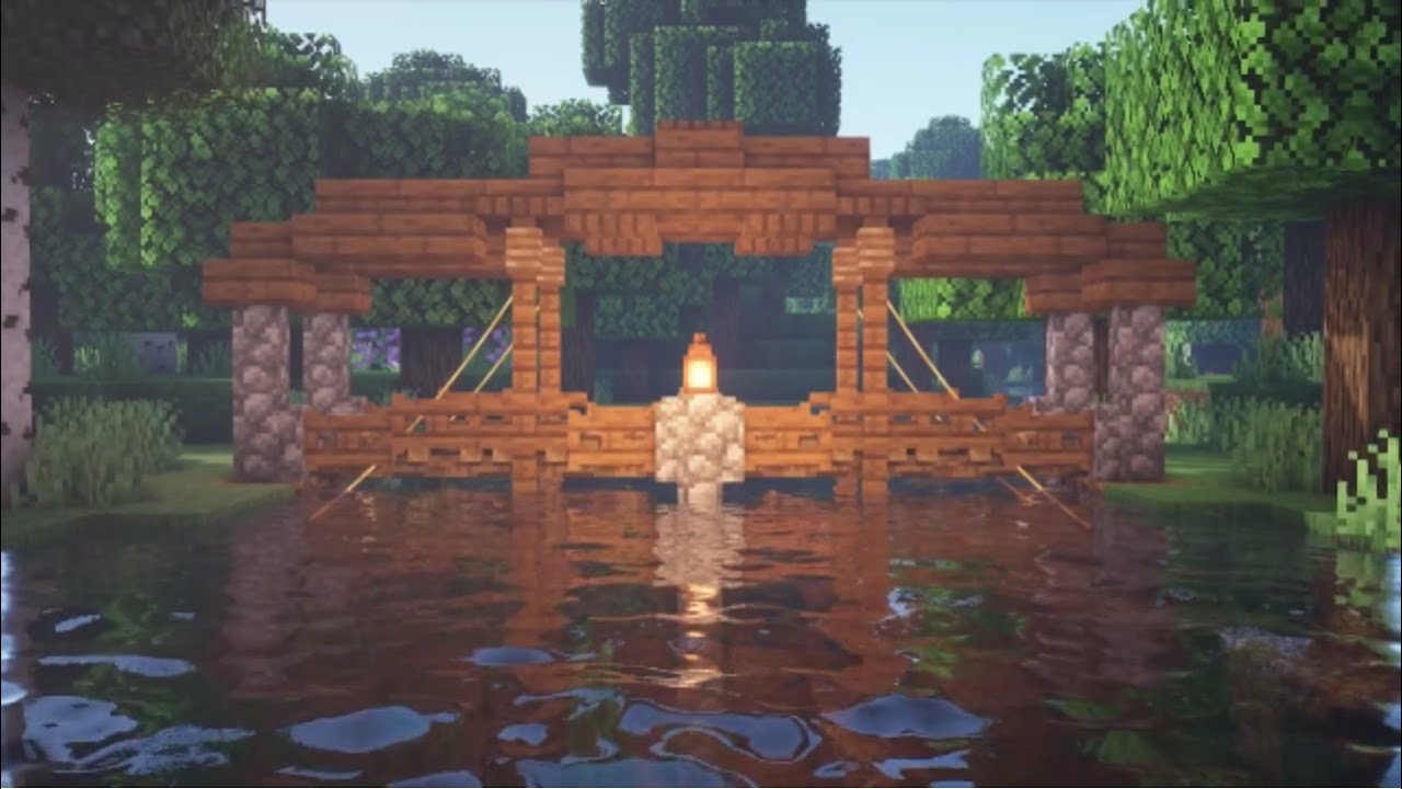 Como construir uma ponte no||Minecraft ||⚒️ - YouTube