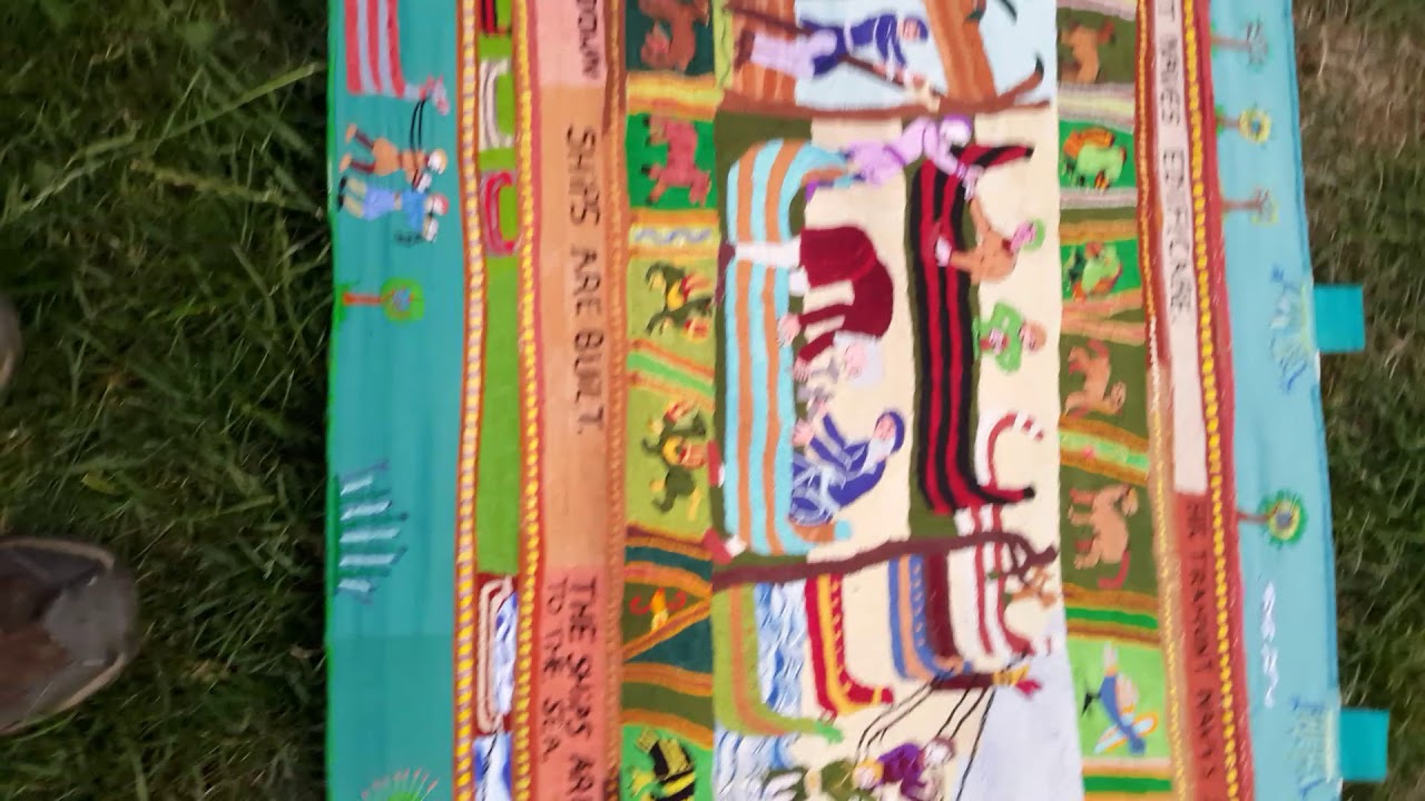 Bayeux Tapestry - Annette Banks Recreation - YouTube