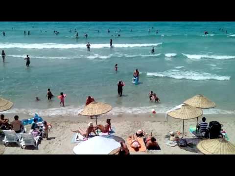 KADINLAR PLAJI’NDA DENİZ İZDİHAMI