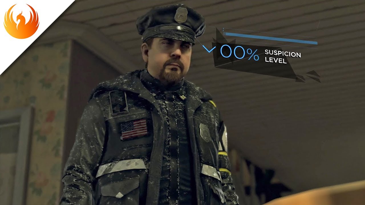 Detroit: Become Human | How To Evade The Cop In Rose's House - YouTube