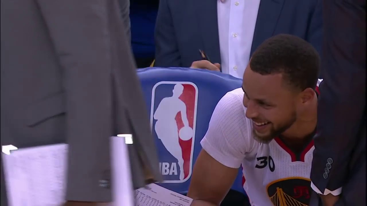 Steve Kerr with Words of Encouragement for Stephen Curry 03 05 17 - YouTube