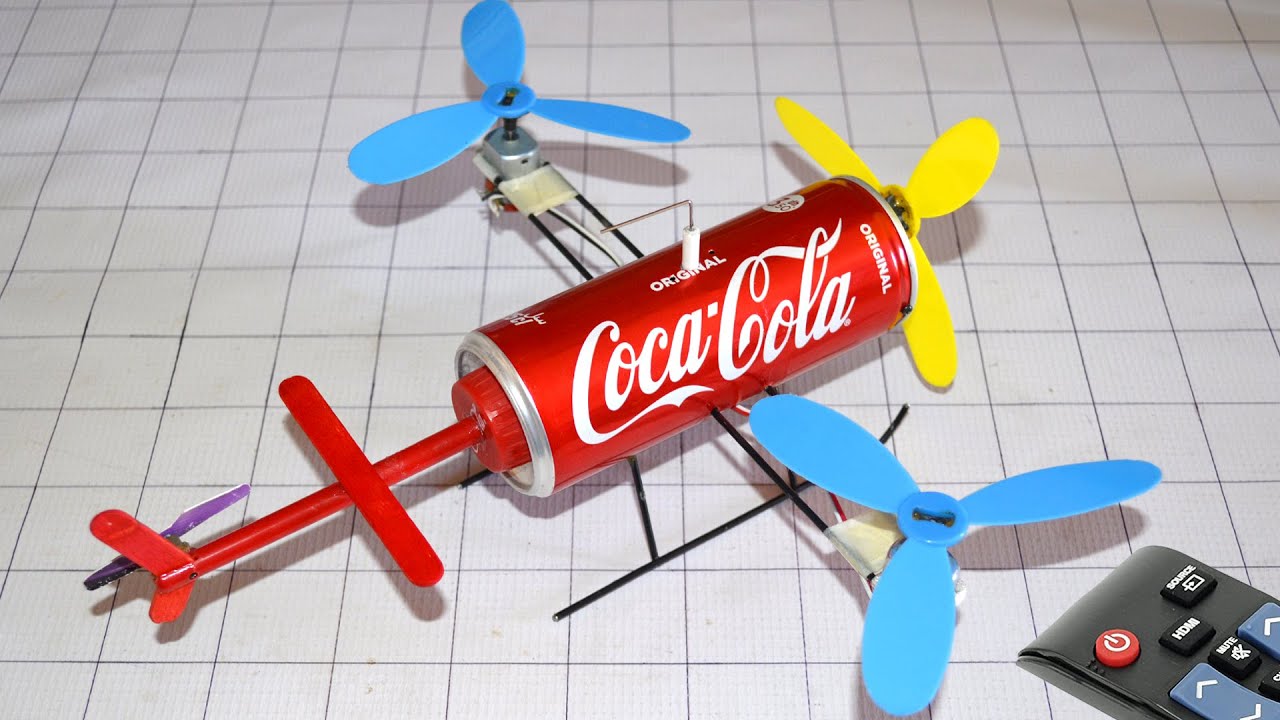 How to Make a Helicopter | DIY Drone at home - YouTube