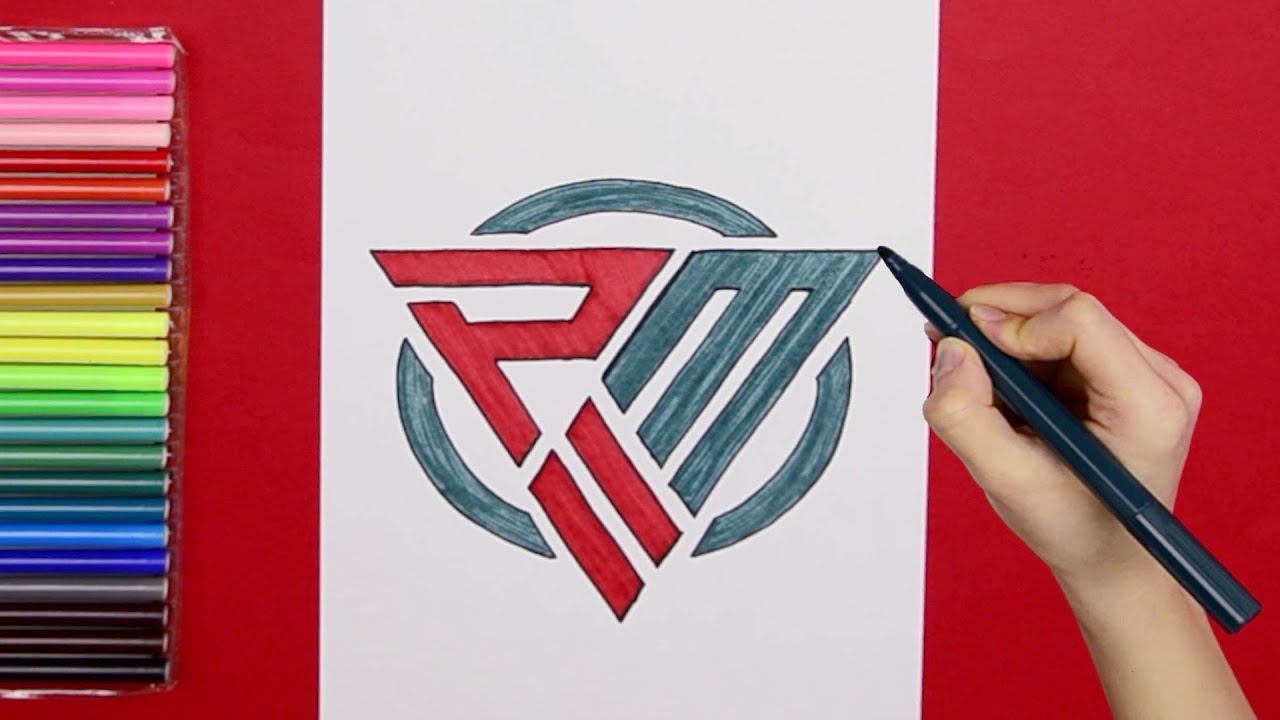 How to draw Patrick Mahomes Logo - YouTube