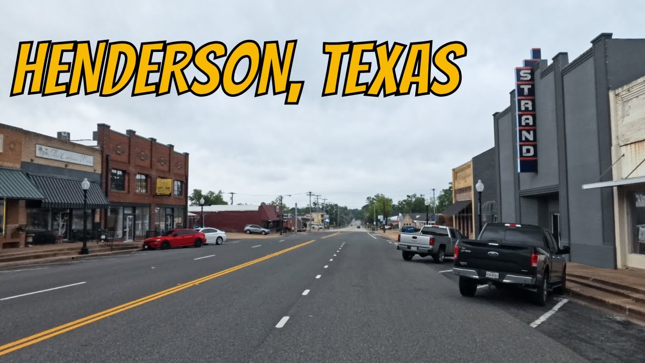 Henderson, Texas! Drive with me through a Texas town! - YouTube