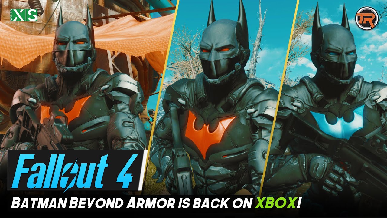 Batman Beyond Armor Mod for Fallout 4 on Xbox! - YouTube