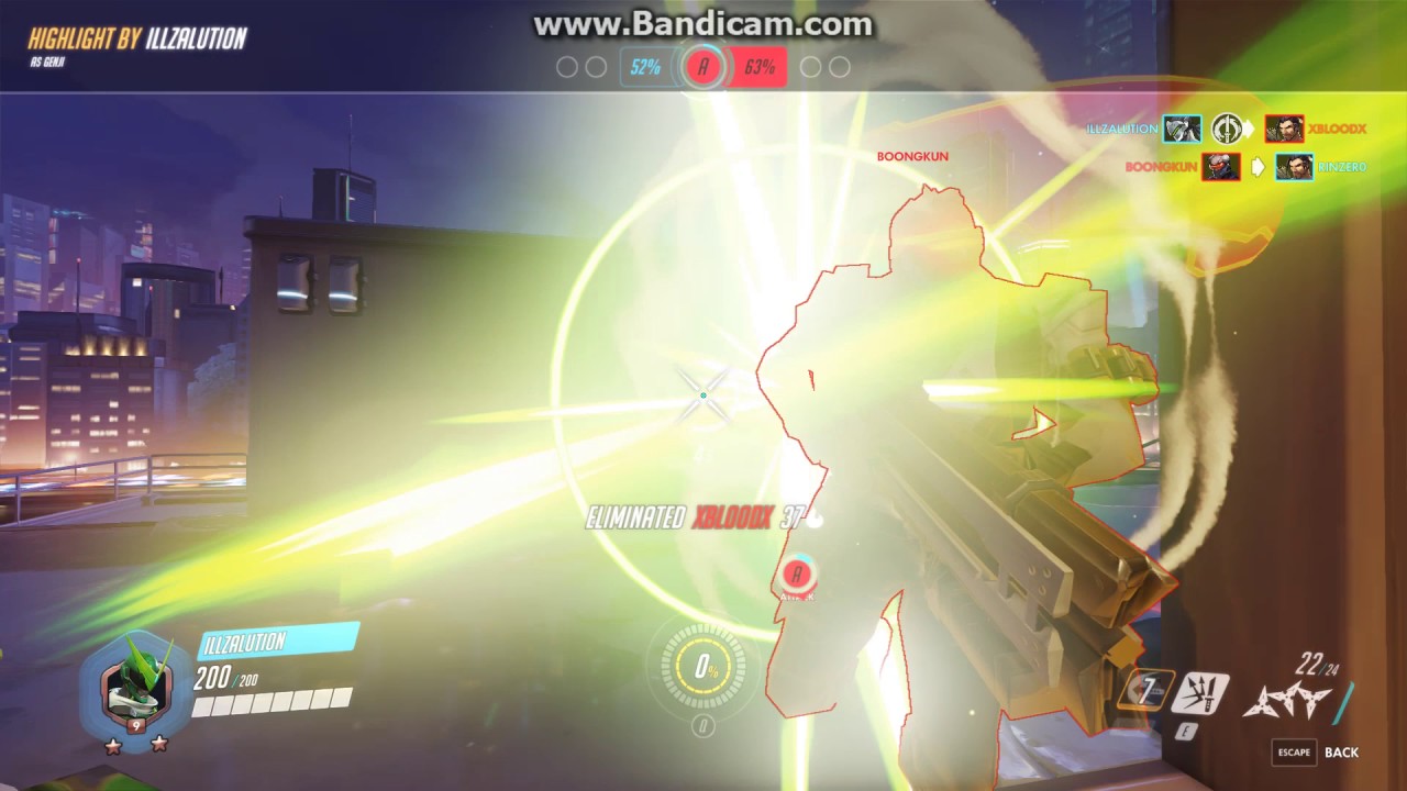 Overwatch Genji Highlight By : ILLZALUTION - YouTube