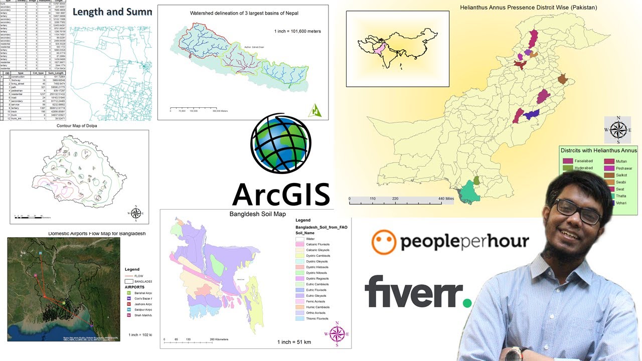 ArcGIS Full Tutorial for Tasks and Projects - YouTube