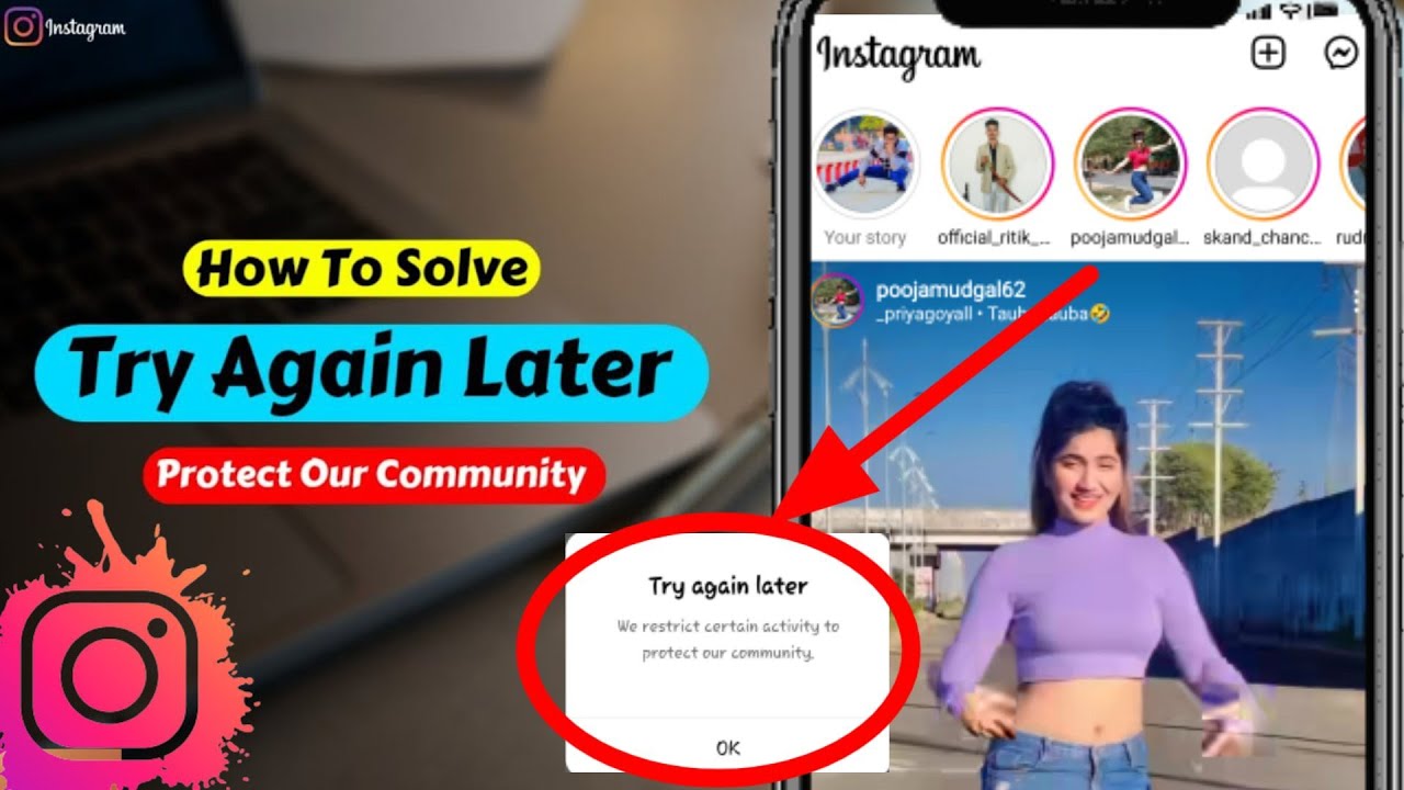 Fix Try Again Later on Instagram | We restrict certain activity to ...