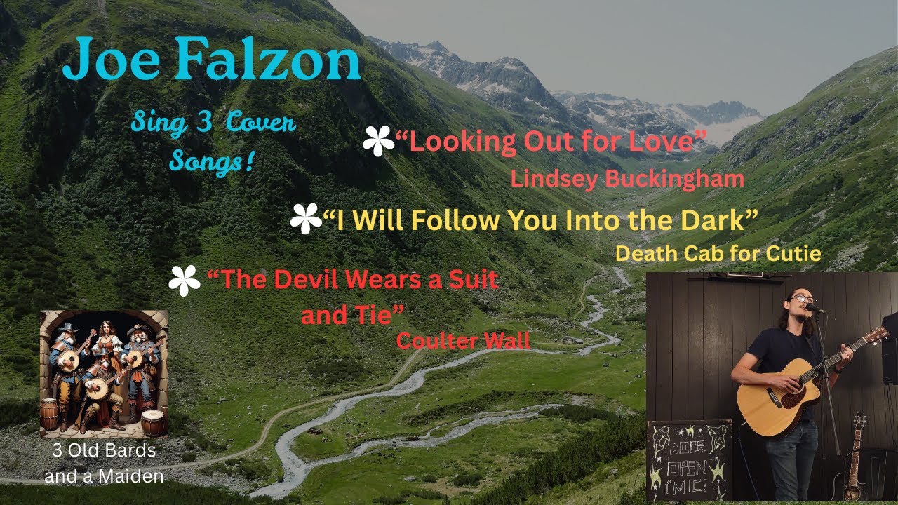 Joe Falzon sings 3 cover songs, Finger Pickin' style! - YouTube