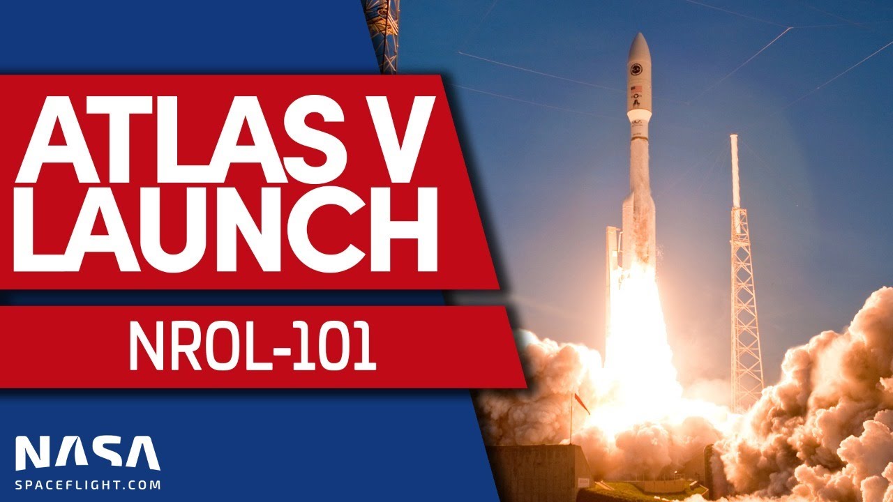 Atlas V's First Launch with GEM-63 Solid Rocket Boosters (NROL-101 ...