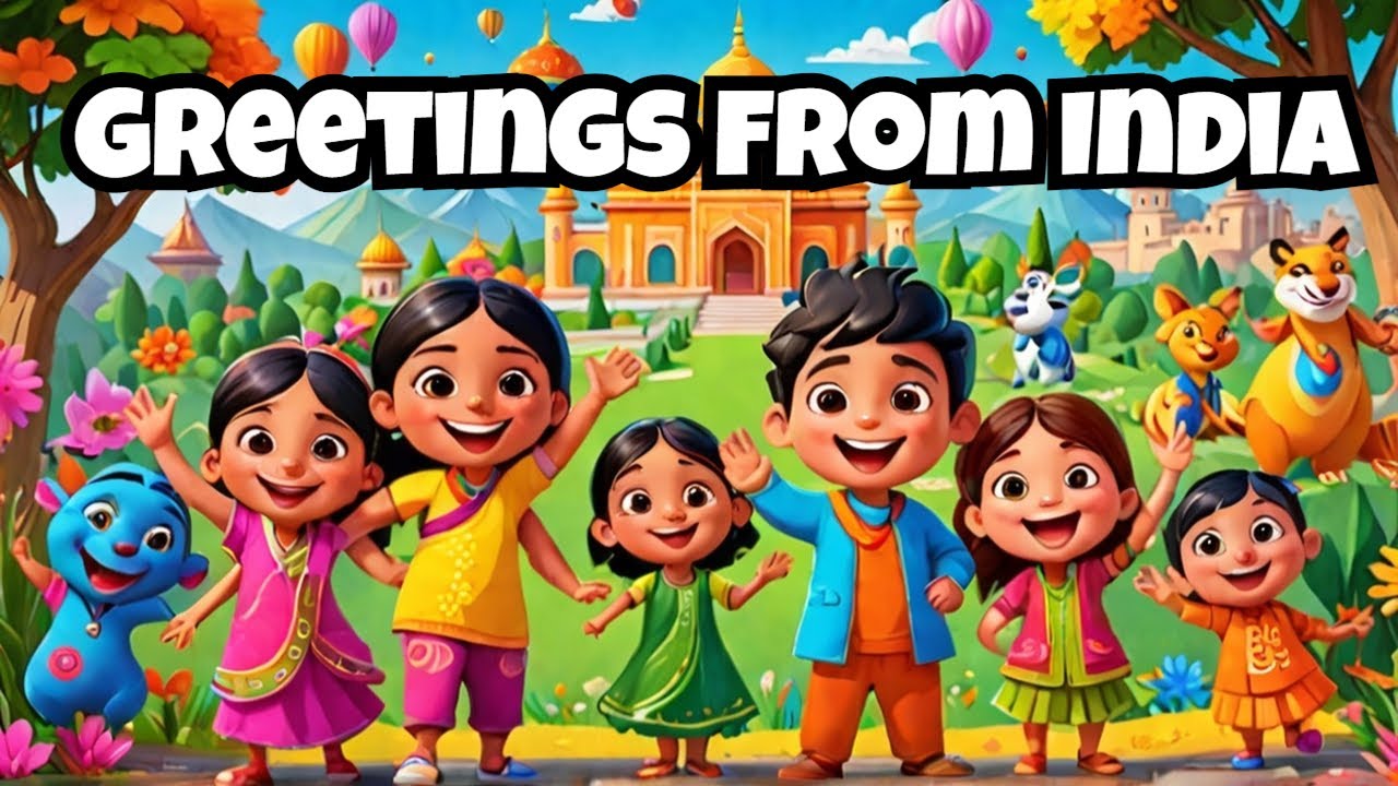 Greetings from India: Namaste, Salaam, Vanakkam! Learning Song for Kids ...
