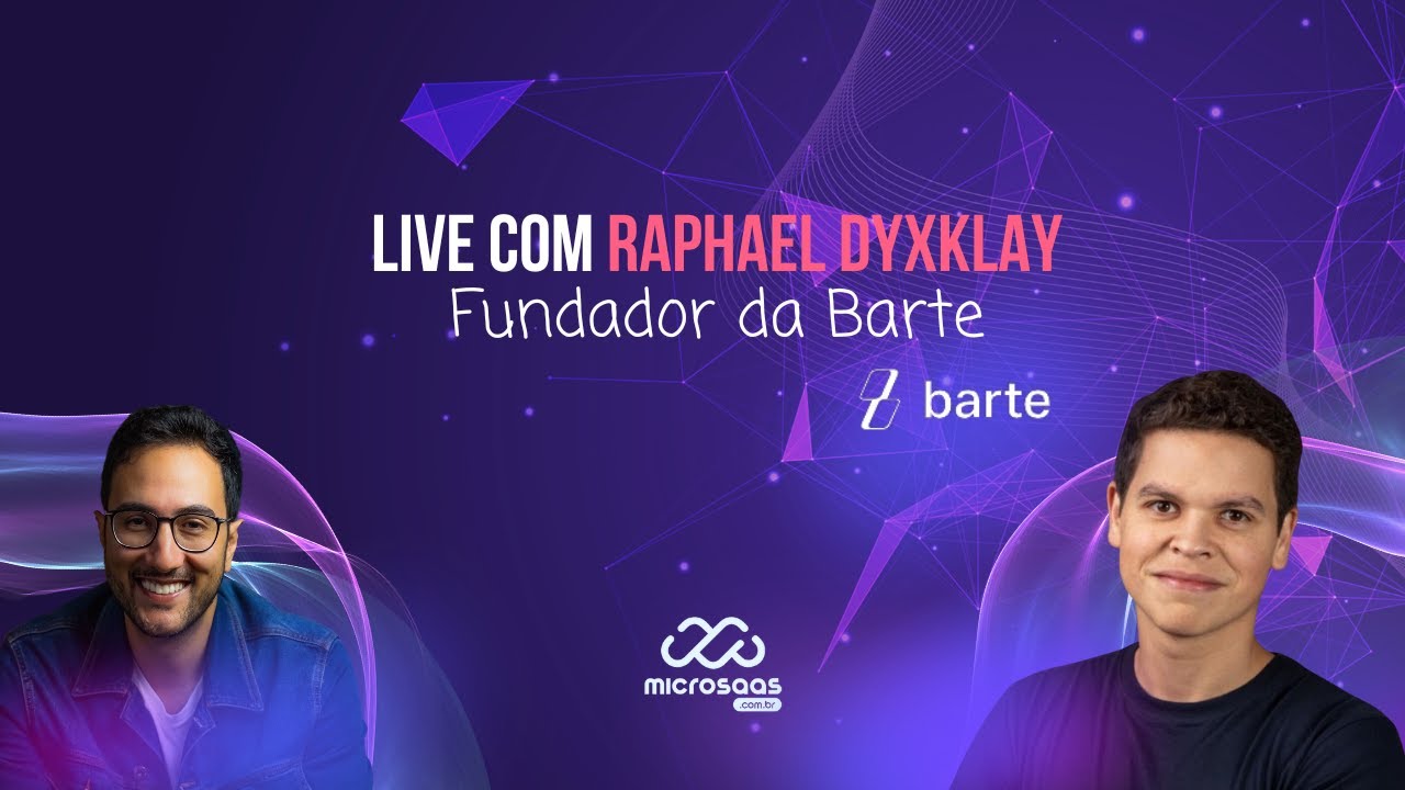 Live com Raphael - fundador da Barte - YouTube