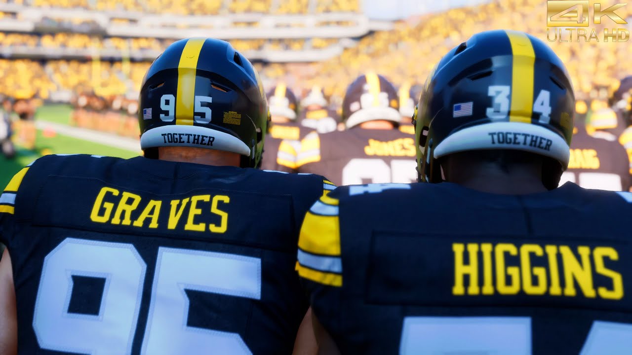 EA Sports College Football 25 (PS5) Texas Longhorns vs. Iowa Hawkeyes ...