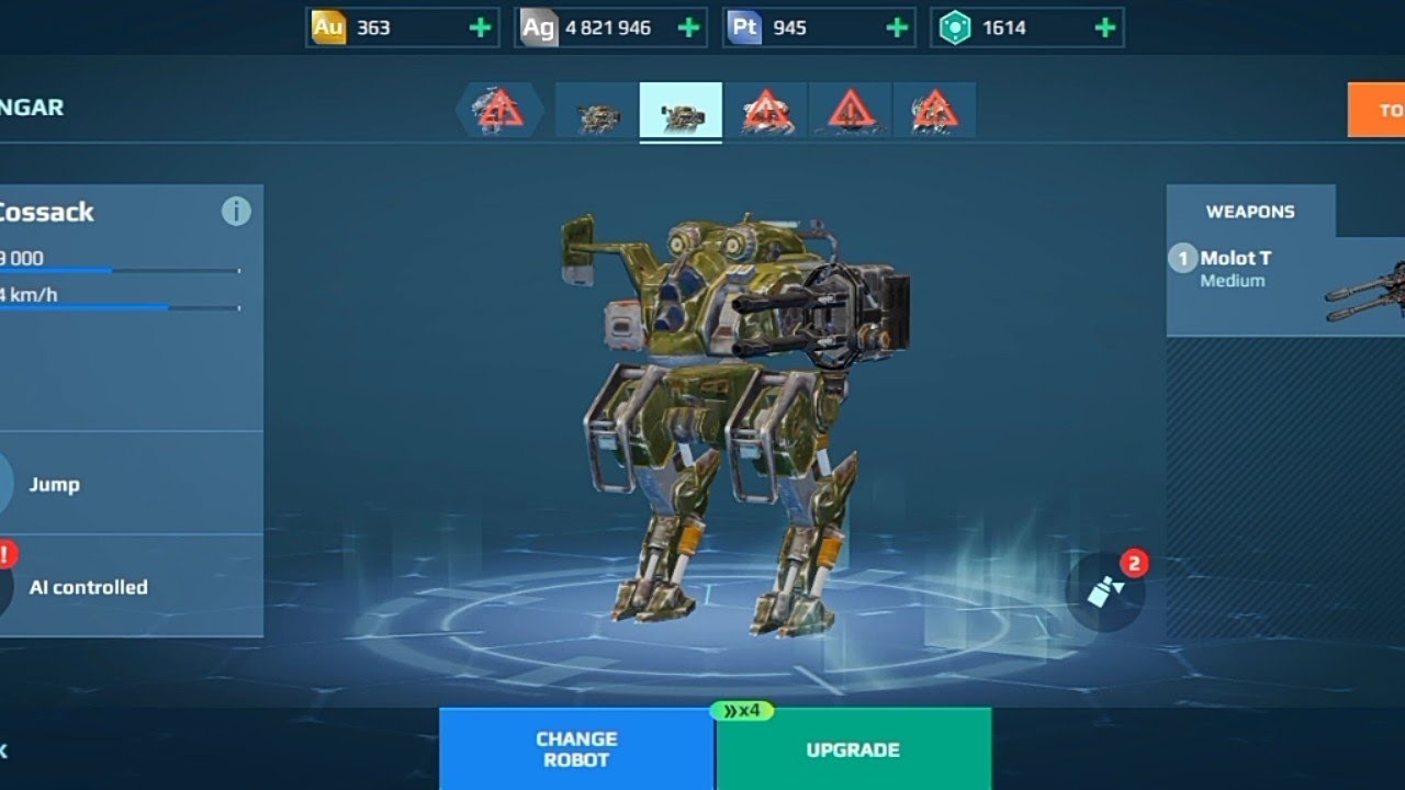 I BOUGHT 15 COSSACKS! WAR ROBOTS INVENTORY TIP (War Robots) - YouTube