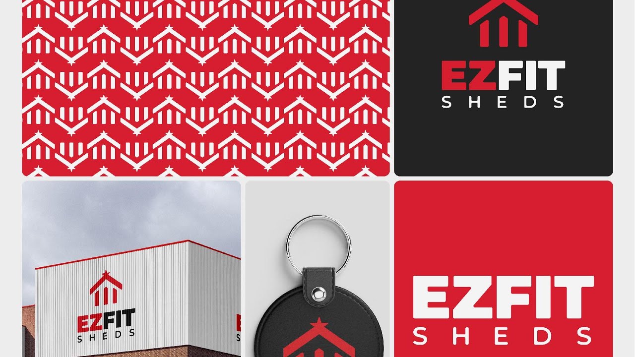 EzFit logo design in adobe illustrator - YouTube