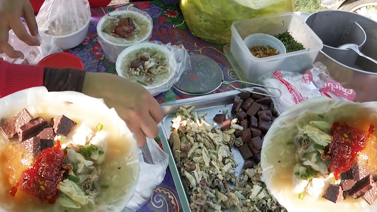Natural Street Food, Factory Workers Street Foods, Anlong Korng Village ...