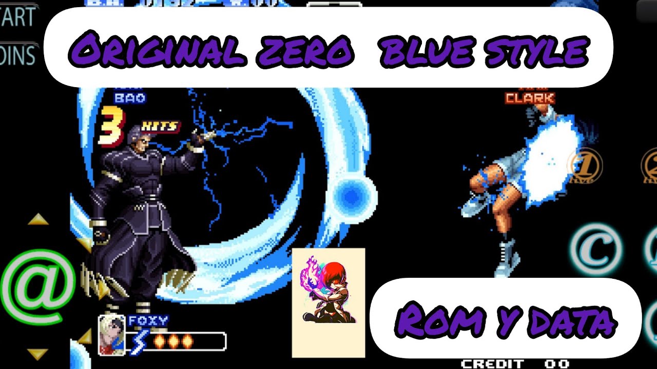 Kof 2000 original zero simplificado blue style. - YouTube