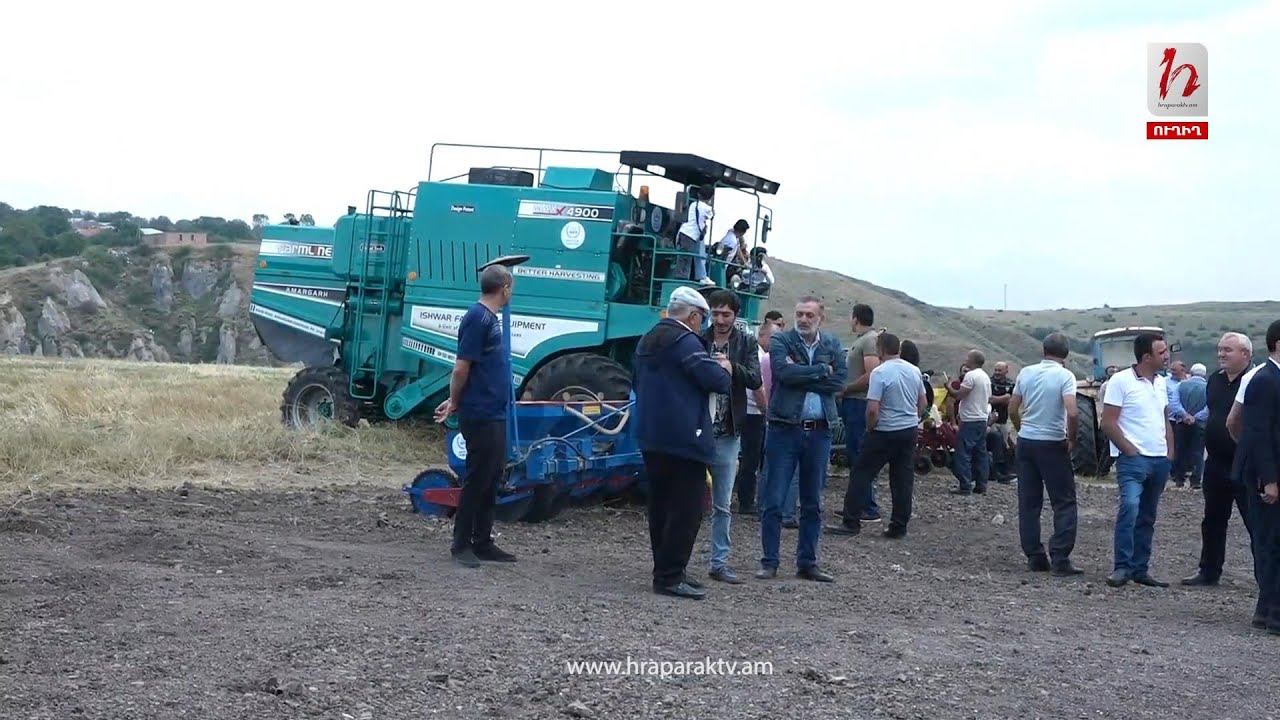 Ուղիղ․ Գորիս համայնքի Խնձորեսկում հատիկաընդեղենի գործարանի բացումը