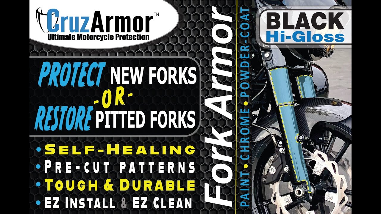 CruzArmor Harley Davidson Fork Protection Intro/Demo - YouTube