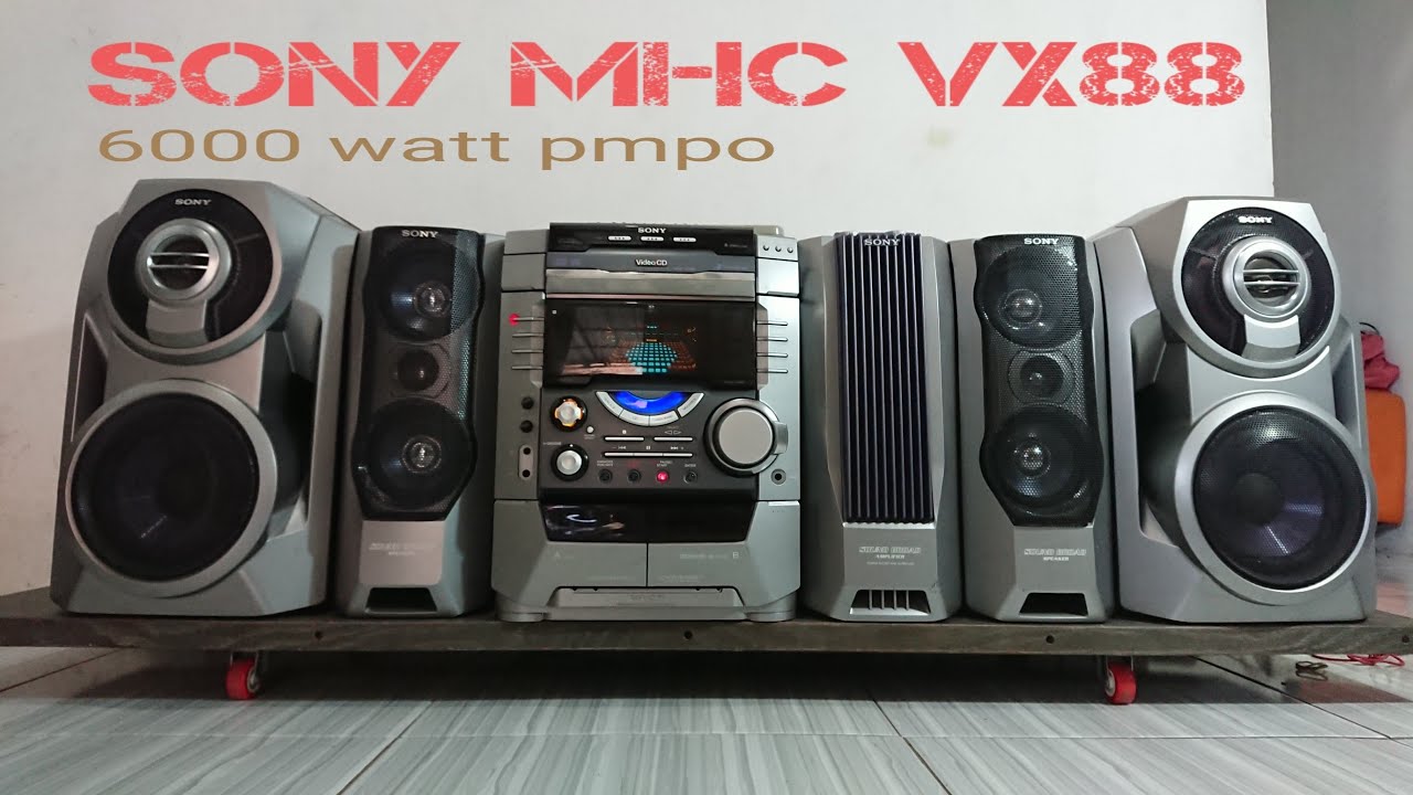 sony mhc vx88 - YouTube