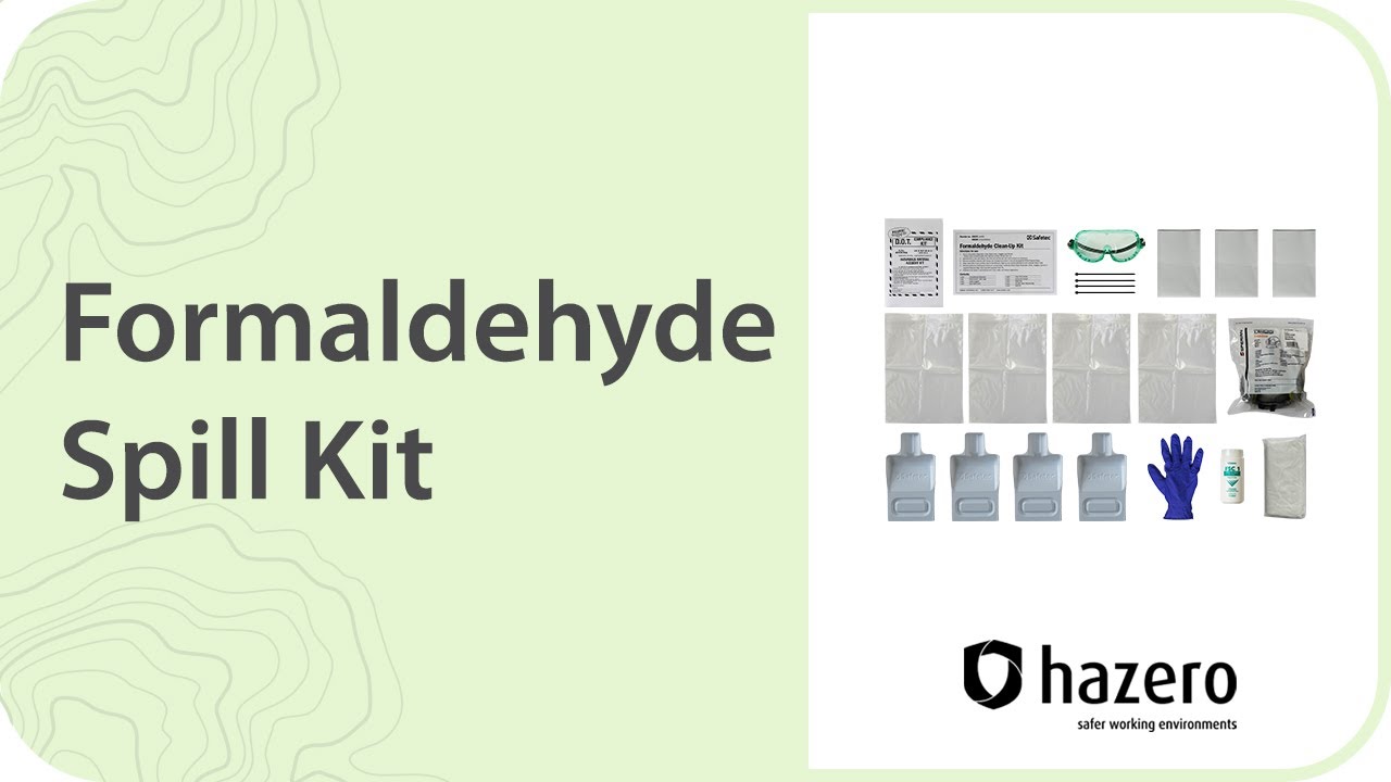 Formaldehyde Spill Kit - YouTube