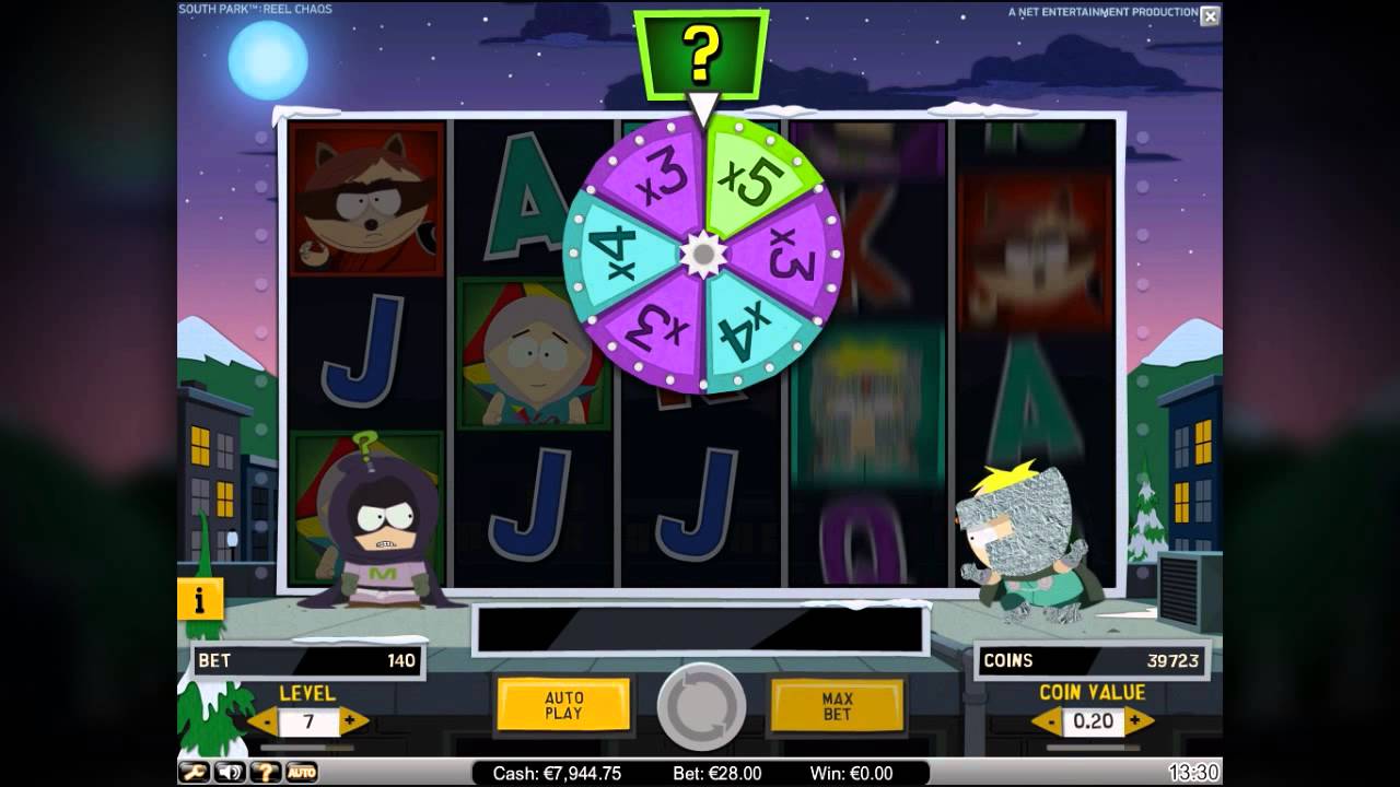 South Park Reel Chaos gratis casino slot machine - YouTube