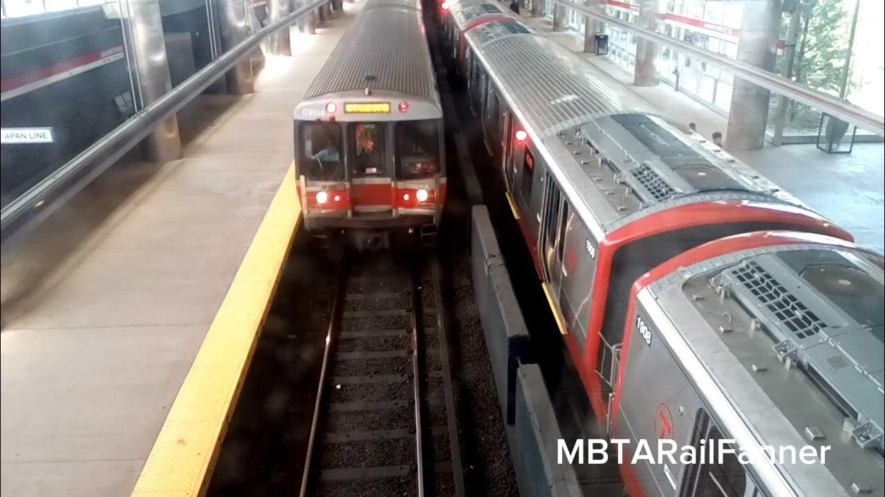 MBTA Red Line Railfanning @Ashmont 6/11/23 | MBTARailFanner - YouTube
