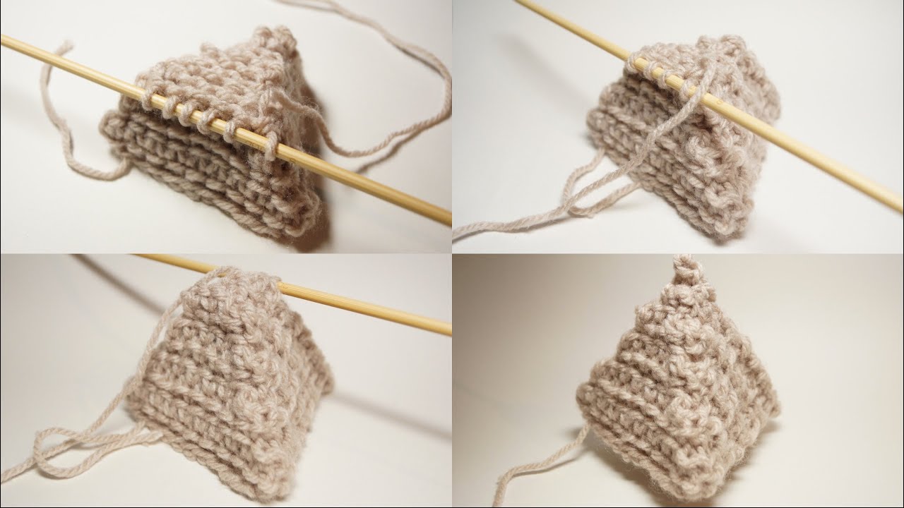 Solid knitting + Undoing a Solid-knitted Cube - YouTube