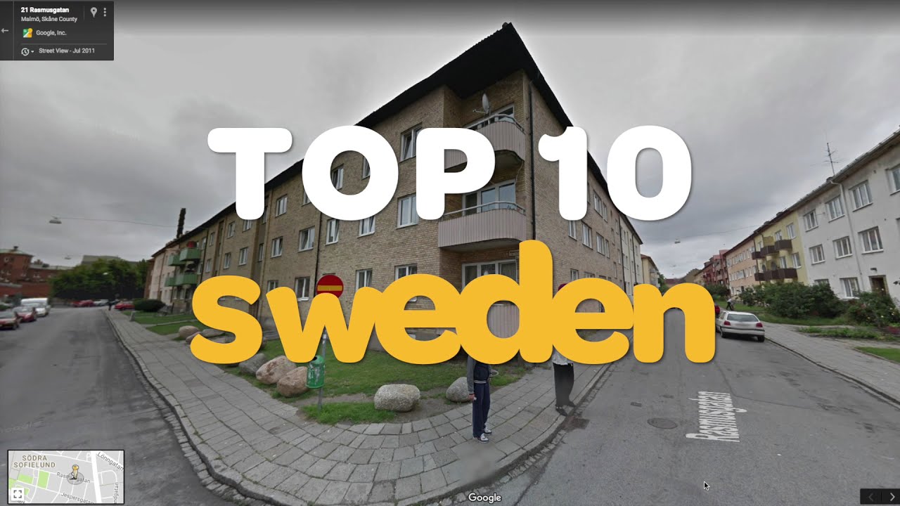 Top 10 Sweden Google Street View - YouTube