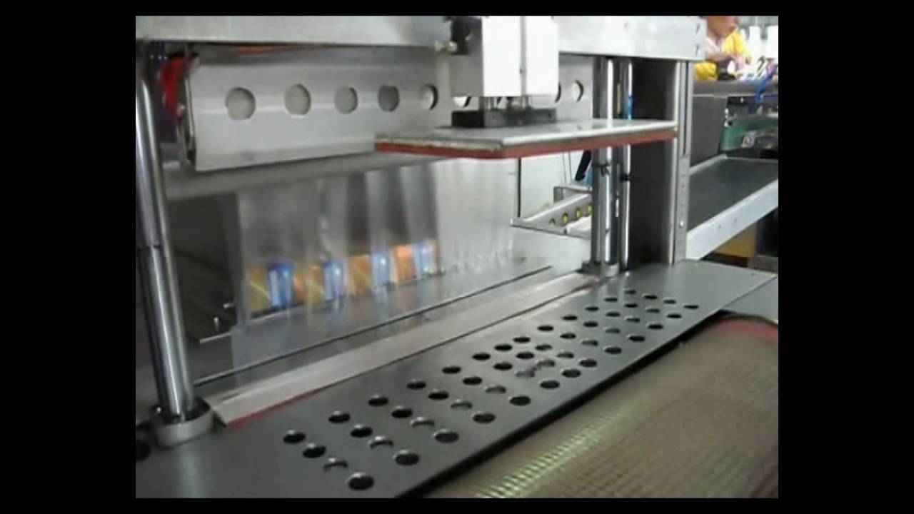 toothpaste boxes shrink wrap machine-PE film sleeve packing machine ...