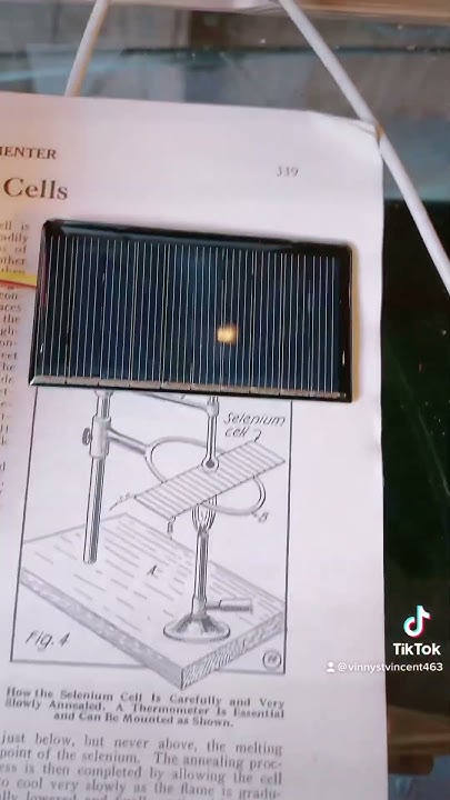 Solar Cells/ Selenium Cells - YouTube